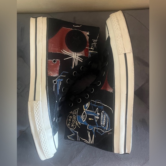 Converse | Shoes | Converse Jeanmichel Basquiat X Chuck 7 Hi Black ...